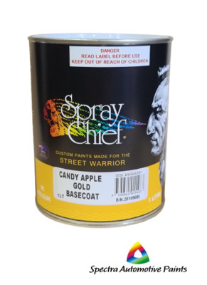 Spray Chief Candy Apple GOLD Pre Mixed 1Lt, Not DNA or House of Kolor ...