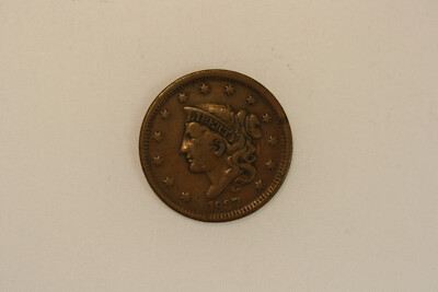 1837 Coronet copper large cent. .01. Very fine coin. | eBay