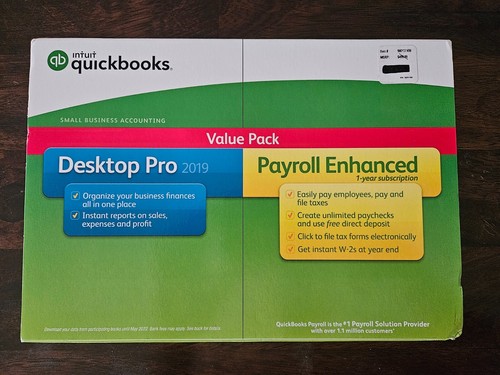 NEW! - Intuit QUICKBOOKS DESKTOP PRO 2019 - Windows 10 & 11 - NO ...