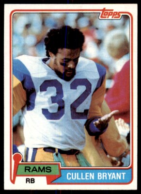1981 TOPPS: CULLEN BRYANT LOS ANGELES RAMS #273 | eBay
