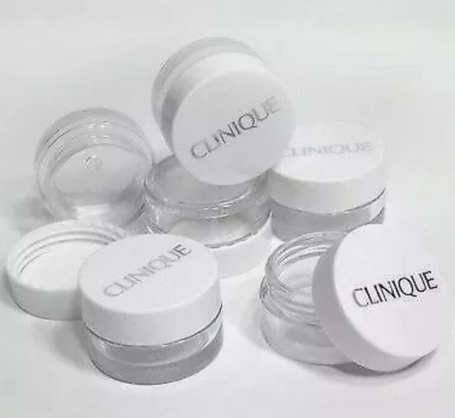 2x 50 Clinique Empty Makeup Sample Small Tester Dramming Jar / Pot for ...