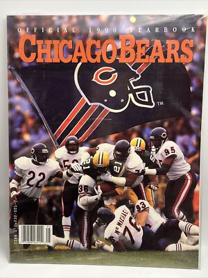 NFL Official 1990 Chicago Bears Yearbook Mike Ditka | eBay