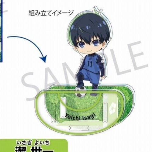 Blue Lock Yoichi Isagi Mini Acrylic Stand Figure Accessory Case ...
