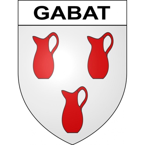 Gabat 64 ville sticker blason écusson autocollant adhésif | eBay