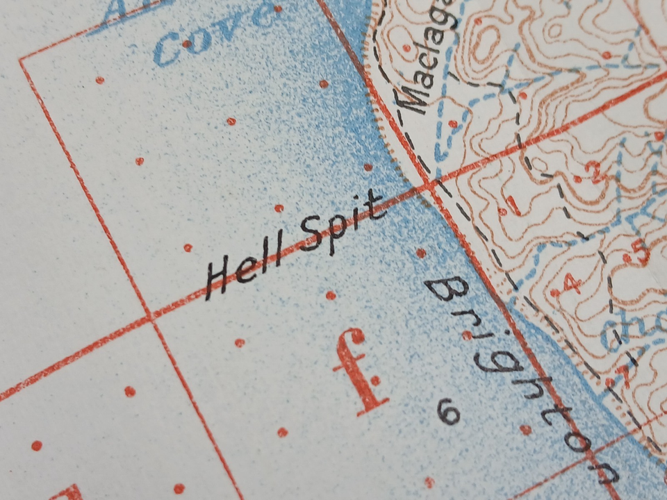 ORIGINAL WW1 GALLIPOLI MAP "KURIJA DERE" (ANZAC COVE, HELL SPIT ...
