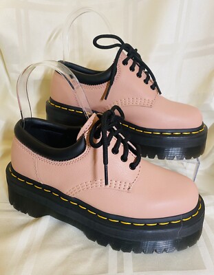 New Dr Martens 8053 Quad Women’s Size 5 Pink Leather Platform Pisa ...