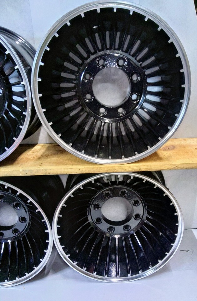 Vintage Turbine Hurricane Aluminum 8 Lug 4x4 Truck Wheels Cyclone ...