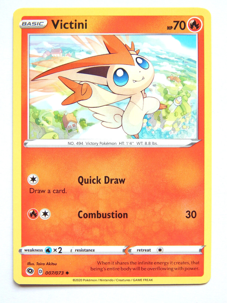Victini Pokemon Card