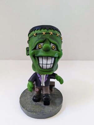 Halloween Frankenstein Monster 5" Bobblehead Figure Smiling Green ...