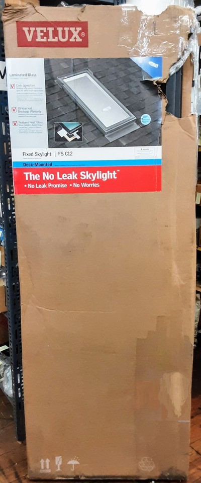 VELUX FS C12 2004 21"x70.25" ROUGH OPENING-Deck Mount Skylight ...