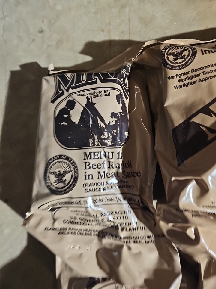 Sealed MRE Meal Ready To Eat Lot of 10 Meals Packs Survival Prepper ...