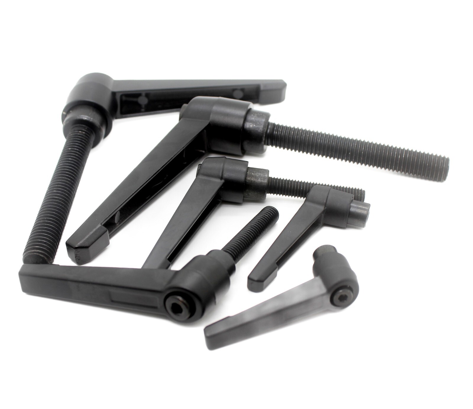 Machine Handle Adjustable Clamping Lever Black Knob M4 M5 M6 M8 M10 M12 ...