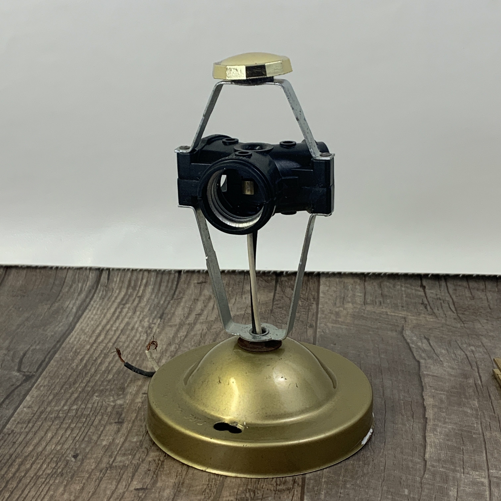 Large Disc Shaped Light Cover, Vintage Light Fixture, Large White ...