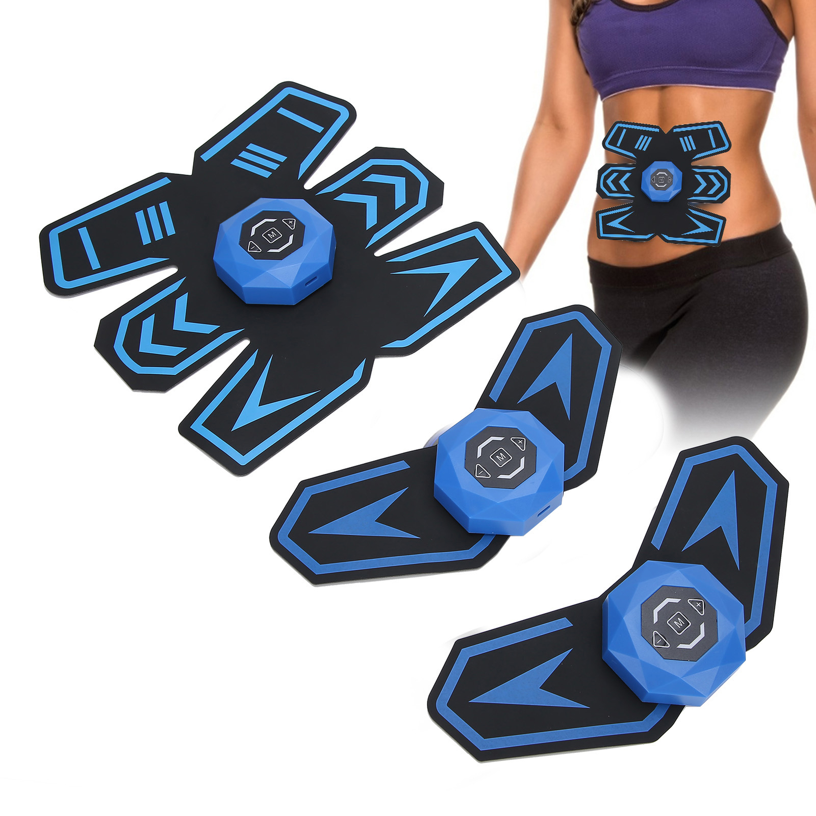 Muscle Stimulation Belt Abdominal Muscle Stimulator Muscle Massage ...