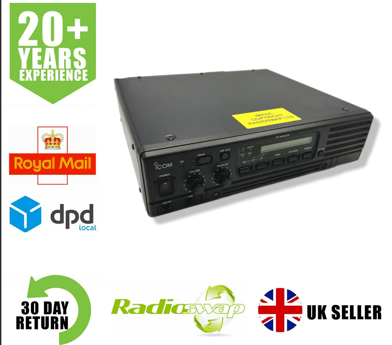 Icom FM Repeater IC-FR3000 - Rugged MIL-STD810 - 50 Watt continuous ...