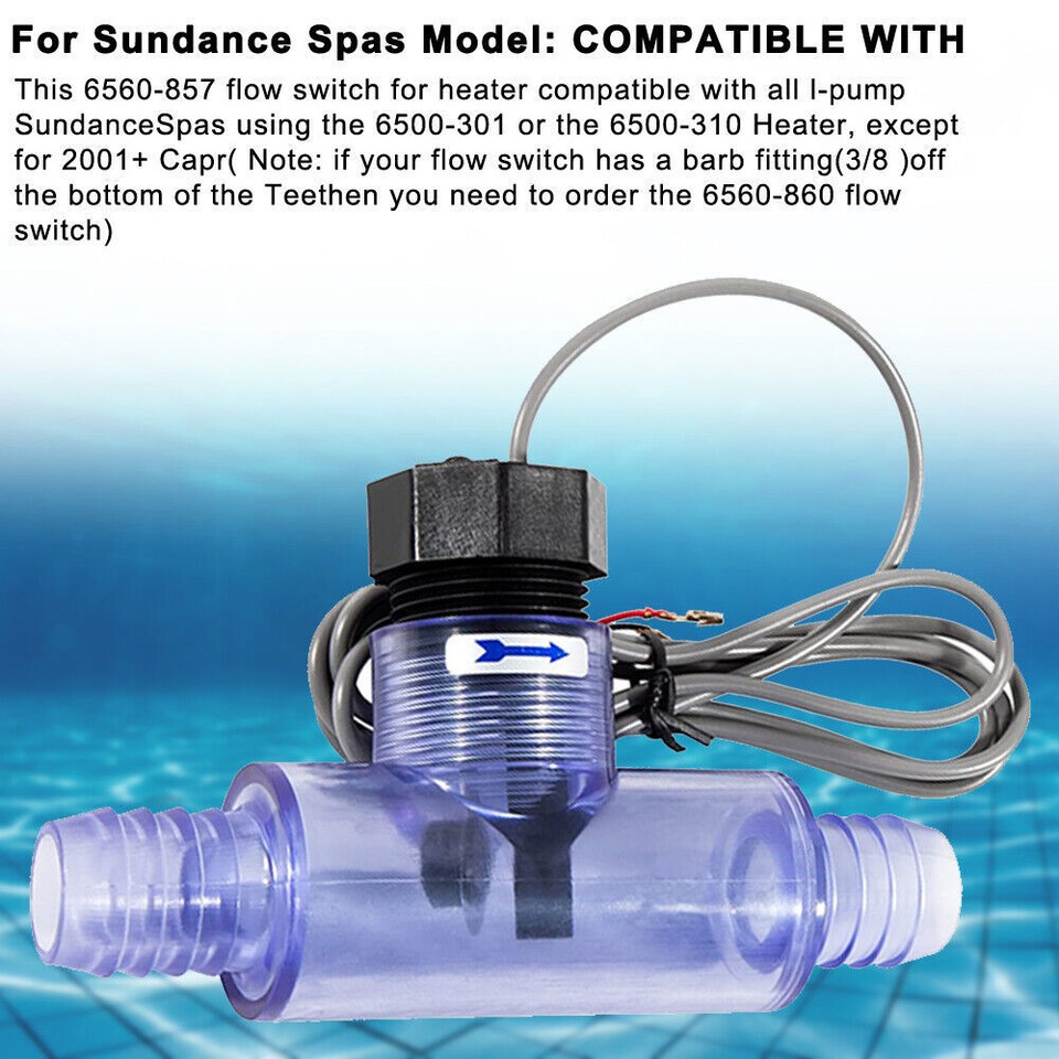6560-860, 6560-857, 2560-040 Hot Tub Flow Switch for Sundance Spas and ...