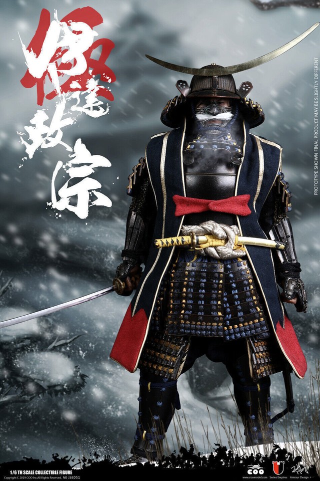 COOMODEL Japanese Samurai Metal ARMOR DATE MASAMUNE 1/6 FIGURE ...