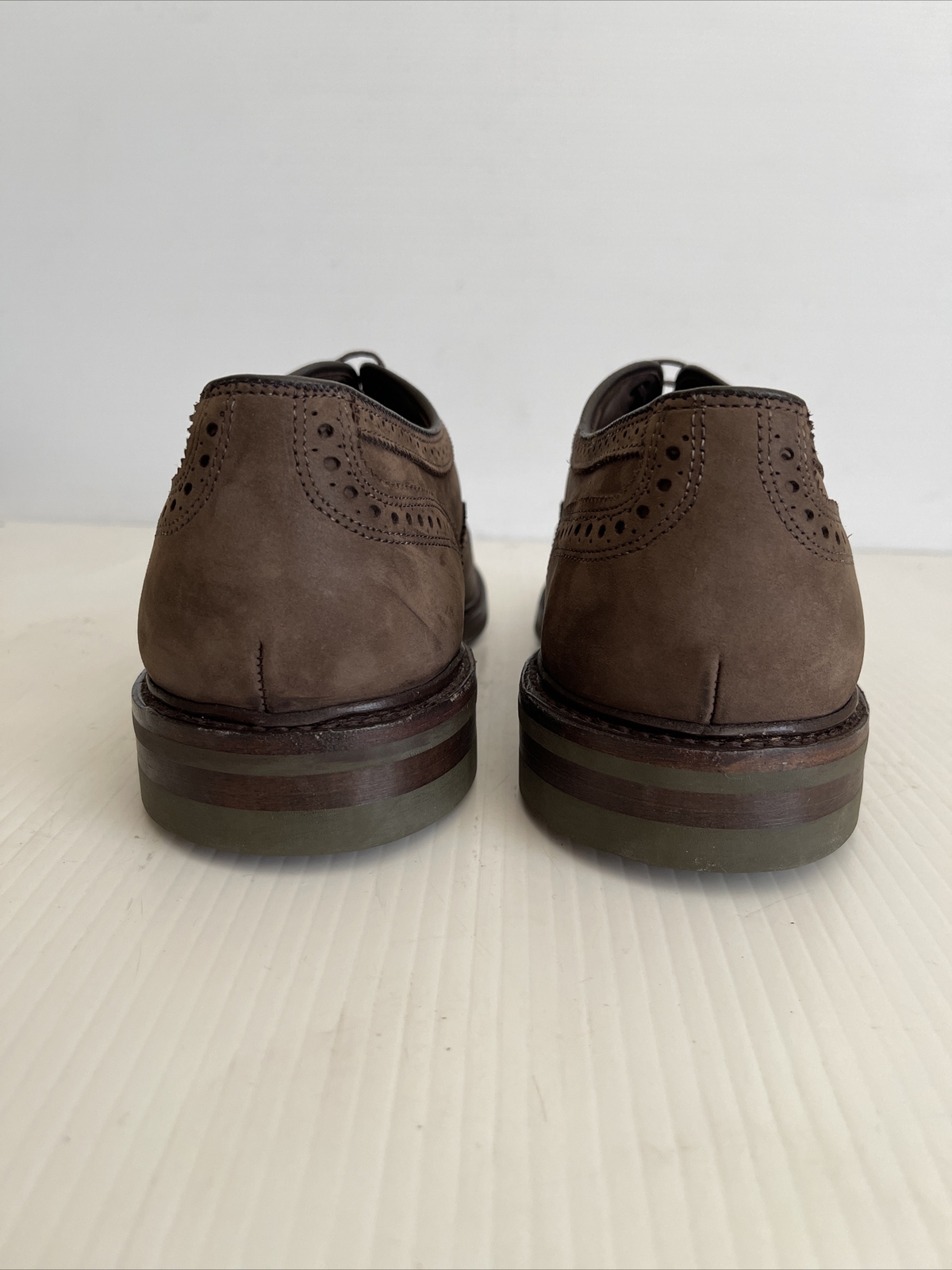 Allen Edmonds Strandmok Cap-Toe Oxford Dainite Rubber Sole- Brown - 11. ...