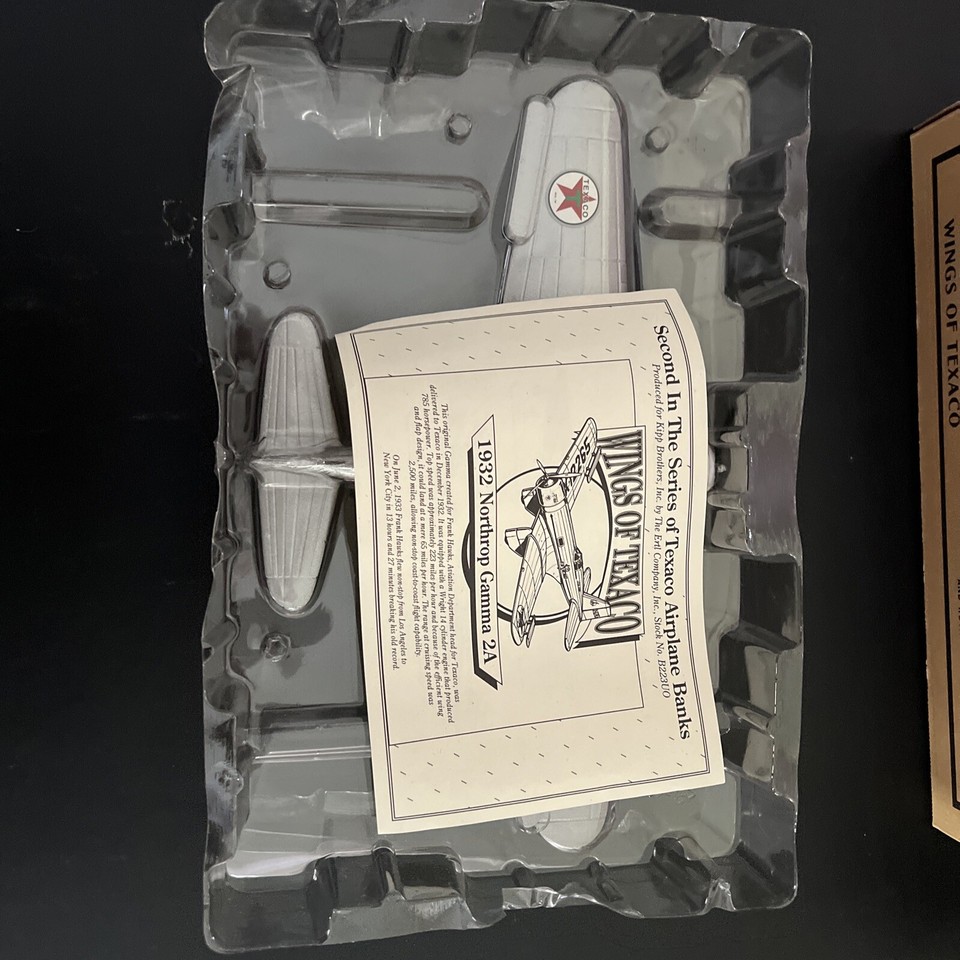 Vintage Wings of Texaco 1932 Northrop Gamma Plane Bank, 2nd in Series ...