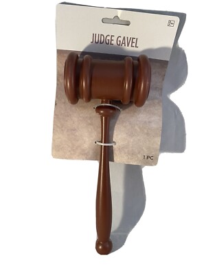 Judge's Gavel PVC Blow Molded Novelty Costume Accessory | eBay