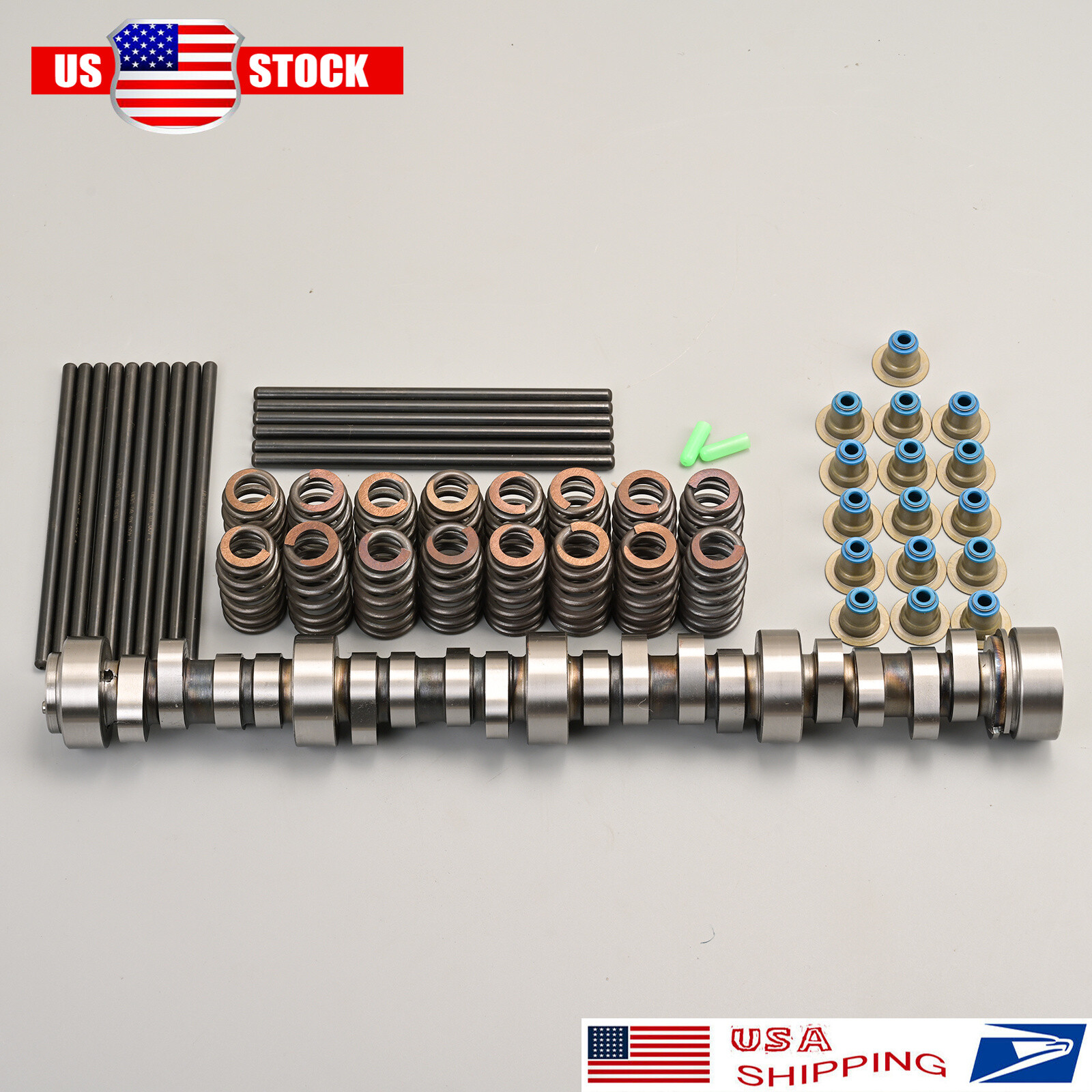 Stage 4 LS Turbo Cam Camshaft Kit w/ Pushrods For LS1 LS2 LS3 4.8 5.3 6 ...