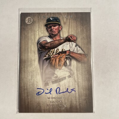 2014 Bowman Inception Daniel Robertson Base Auto Card #PA-DR | eBay