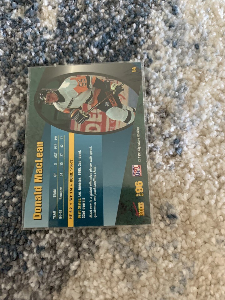 Donald MacLean Signature Rookies | eBay
