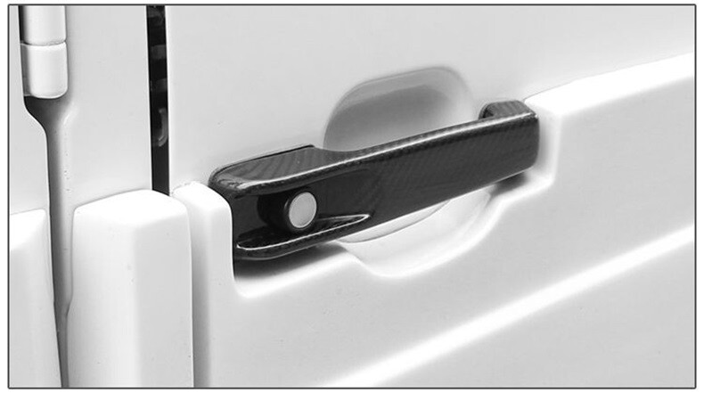 Carbon Fiber Door Handle Cover Trim For Benz G Class W463 G500 G55 G63 ...