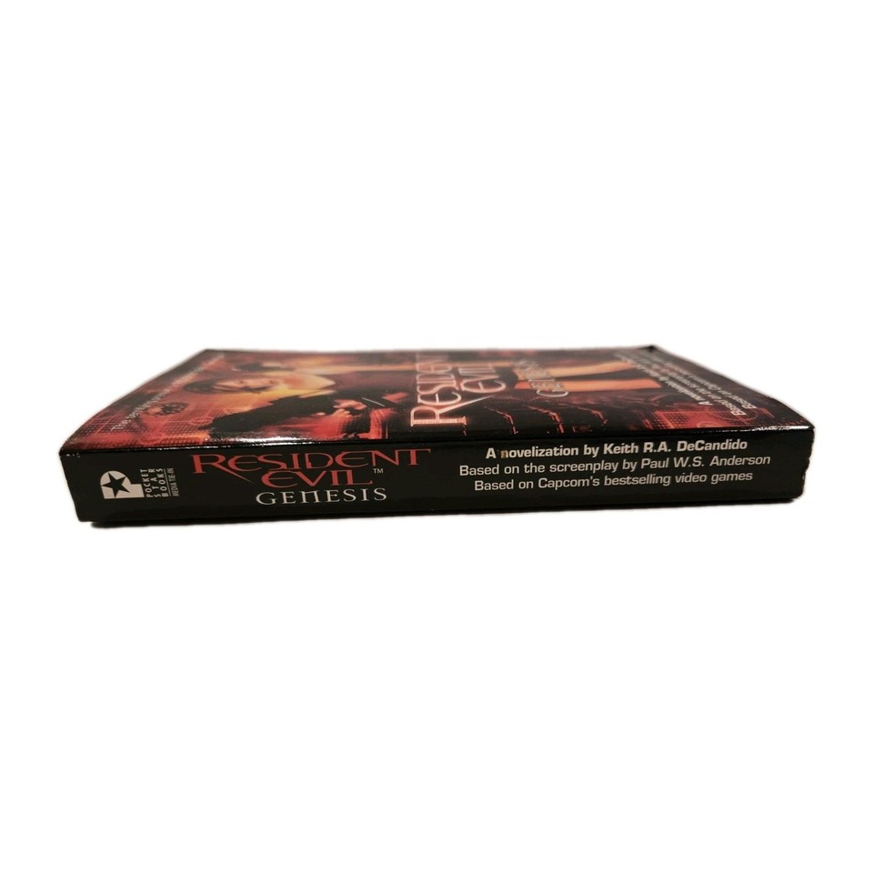 Resident Evil Genesis by Keith R A DeCandido PLUS B Side Label Tyrant ...