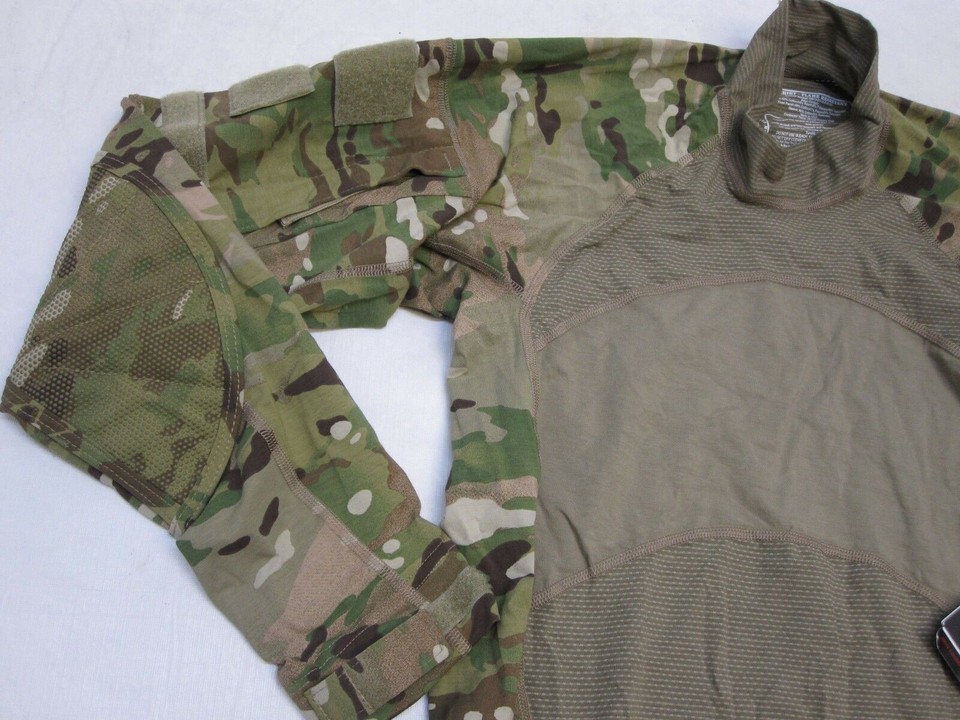 NEW ARMY OCP MULTICAM COMBAT SHIRT XL FLAME RESISTANT HOT WEATHER TOP X ...