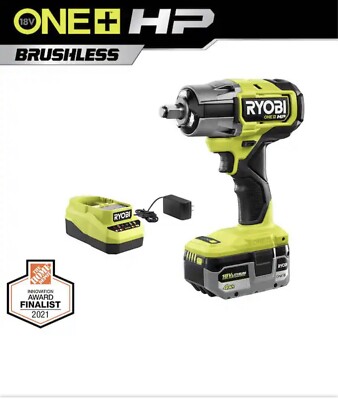RYOBI P262K1 ONE+ HP 18V Brushless Cordless 4-Mode 1/2 in. Impact ...