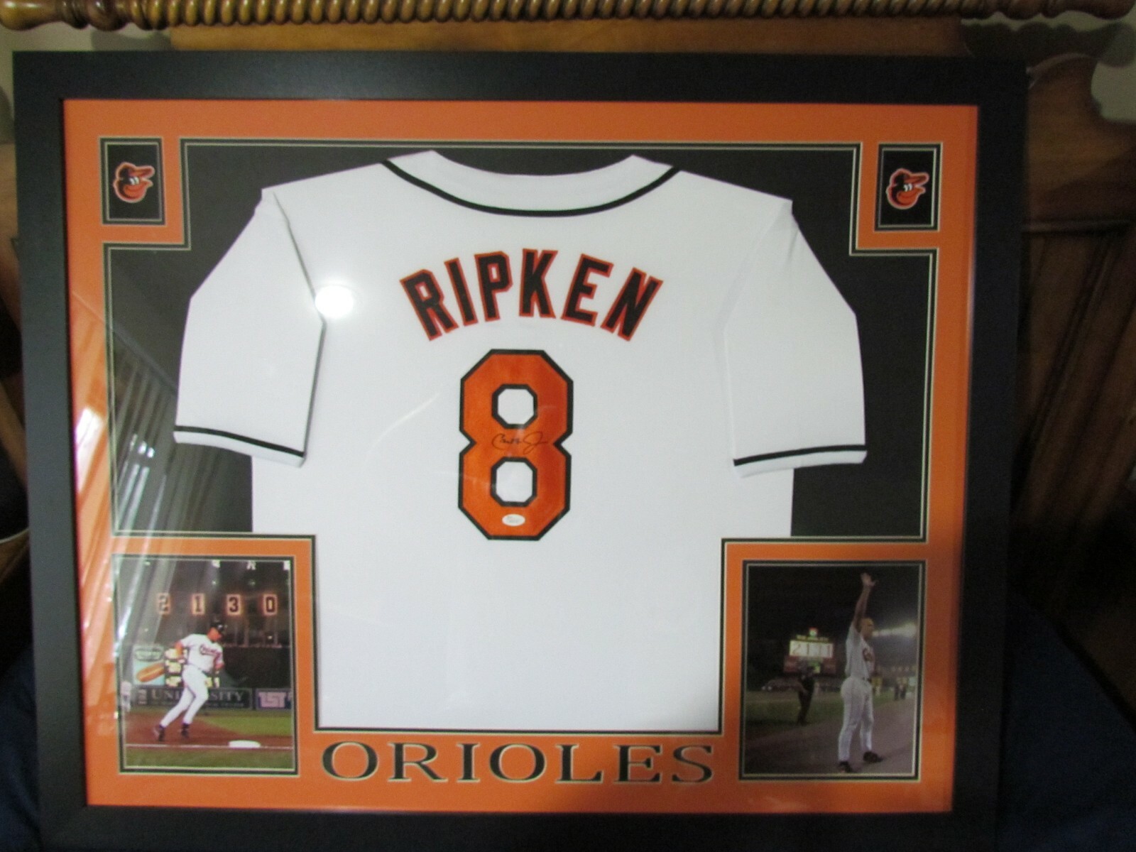 Cal Ripken Jr. Autographed Memorabilia | Signed Photo, Jersey ...