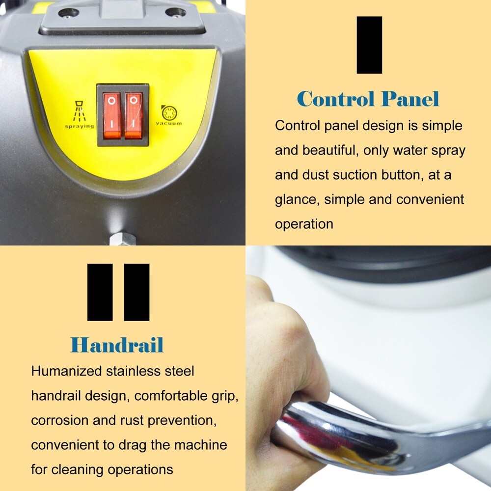 30L Hotel Carpet Cleaning Machine Carpet Extractor Pressures 87PSI ...