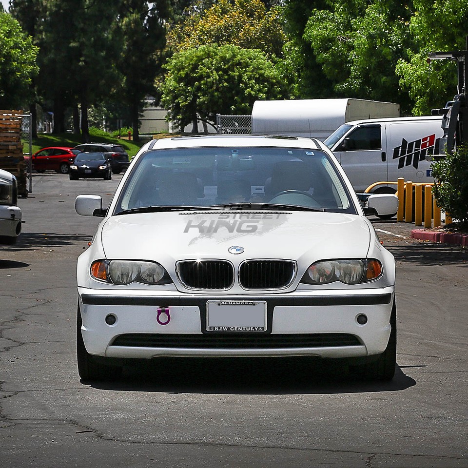 FOR BMW E46 E30 E36 E90 ALUMINUM PURPLE FRONT/REAR TRAILER/HITCH TOW ...