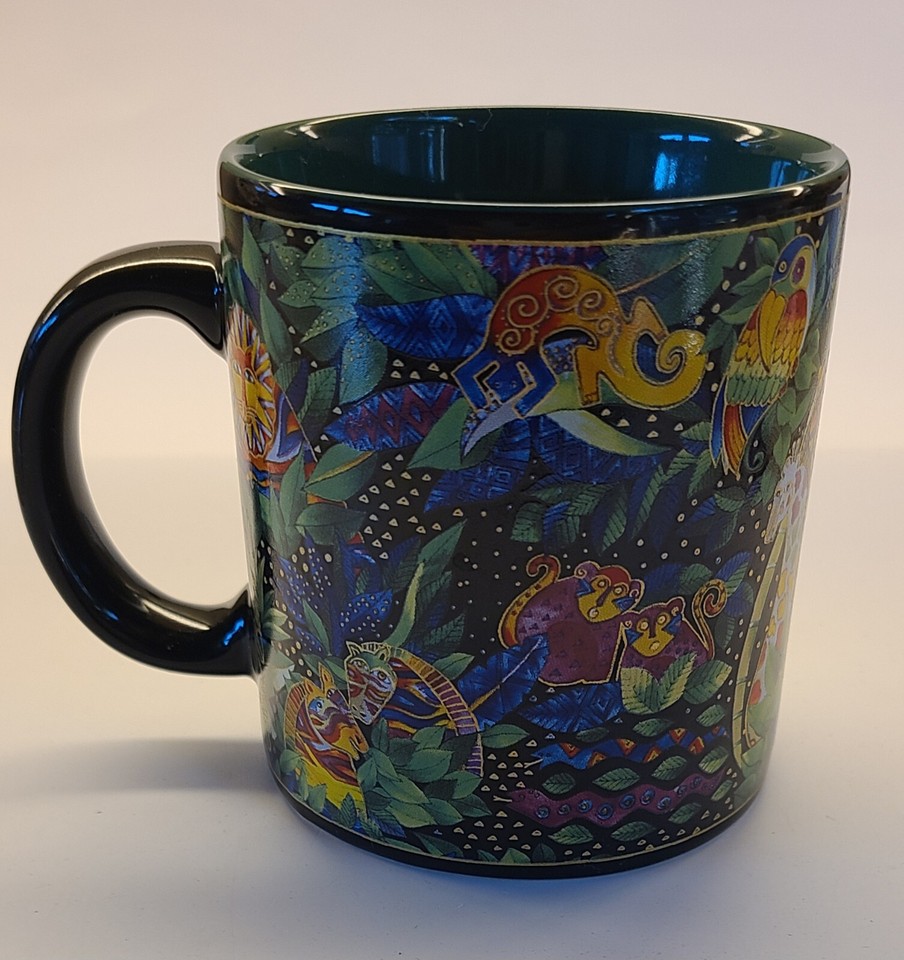 Vintage - Laurel Burch - Jungle Songs Coffee / Wine Mug - 2004 ...