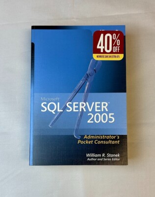 Microsoft SQL Server Administrator's Pocket Consultant Book | eBay