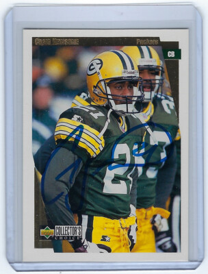 1997 PACKERS Craig Newsome signed card Upper Deck #GB-8 Gold AUTO ...