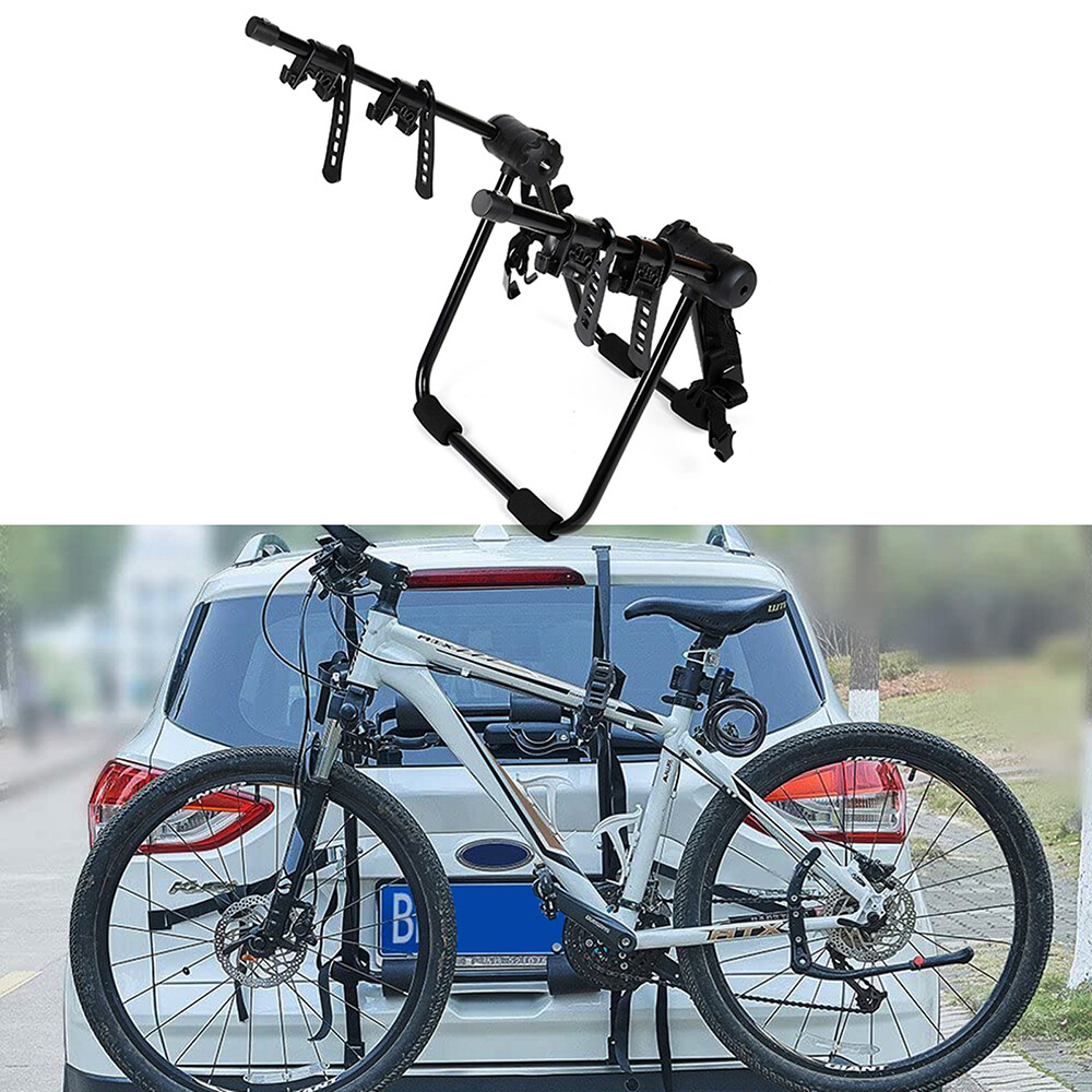 2 Rear Bicycle Carrier Rack Hatchback Mounted Foldable Adjustable | eBay