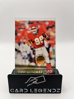 Tony Gonzalez 2000 Pacific Premiere Date /78 #185 Rookie RC | eBay
