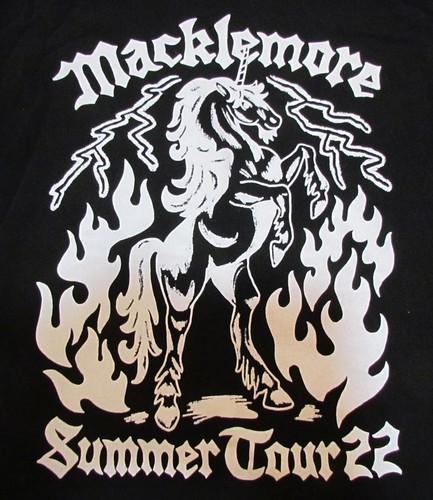 MACKLEMORE SUMMER TOUR 22 2022 CONCERT TOUR DATES T-SHIRT MEDIUM HIP ...