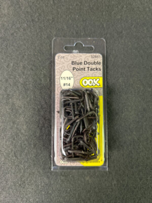 (2-oz) 11/16" #14 Blue Double Point Tacks | eBay