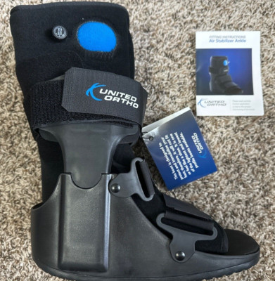 UNITED ORTHO Air Stabilizer Ankle Walker Fracture Boot - Size Small ...