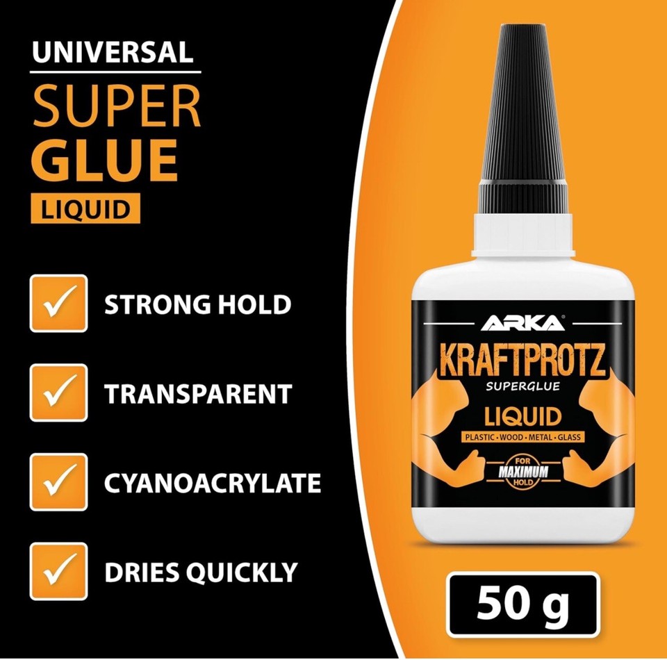 German Strong Super Glue Anti Drying Tip Gorilla Strong XXL 50g ...