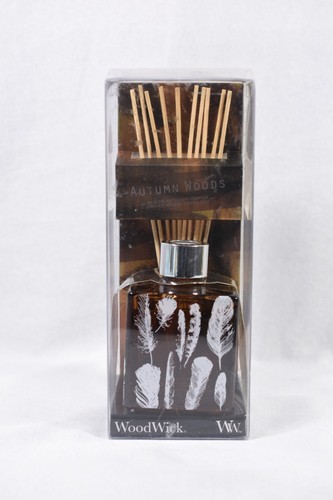 RARE Woodwick Autumn Woods Highly Scented Reed Diffuser & Reeds | eBay