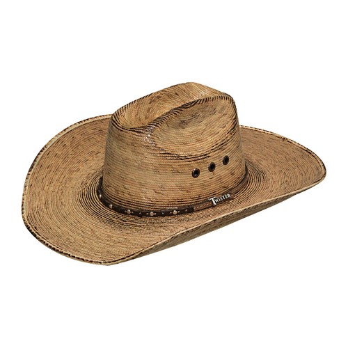 M&F Western's Fired Palm Straw ALAMO COWBOY HAT w/ Fancy hatband Pin 6 ...
