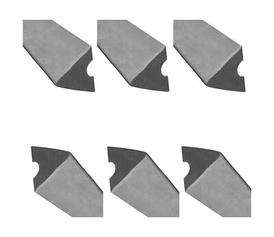 U23 Rubber Bumpers Replacement Pool Table Rail Cushions (Set of 6) - 7 ...