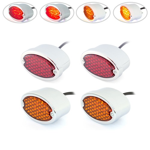 LED Stop Taillight + Indicators for Hot Rod Truck Classic Car - Set of ...