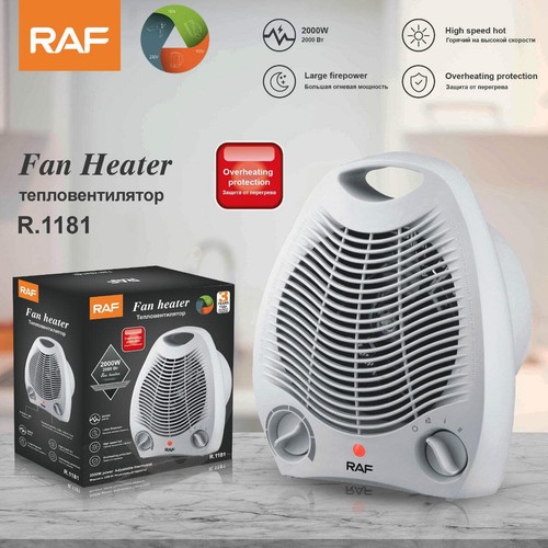 Electric Fan Heater – Powerful & Safe Heating Overheating Protection ...