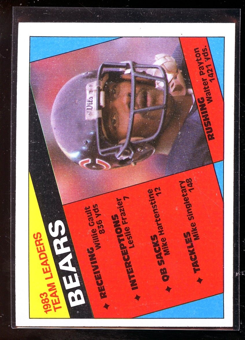 1984 TOPPS #221 TEAM LEADERS BEARS NM/MT A03648 | eBay