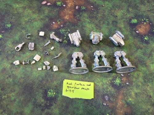 Ral Partha and Grenidier Mixed Metal Bits Lot OOP Vintage Battletech ...
